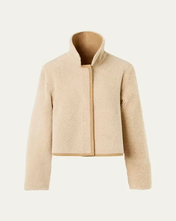 Akris Reversible Cady And Shearling Jacket