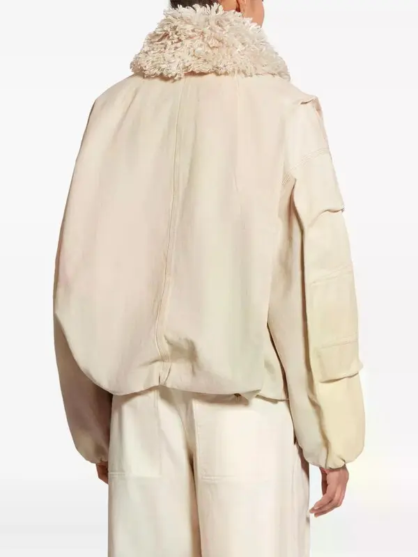 Isabel Marant Étoile Fur-trimmed Jacket - Neutrals