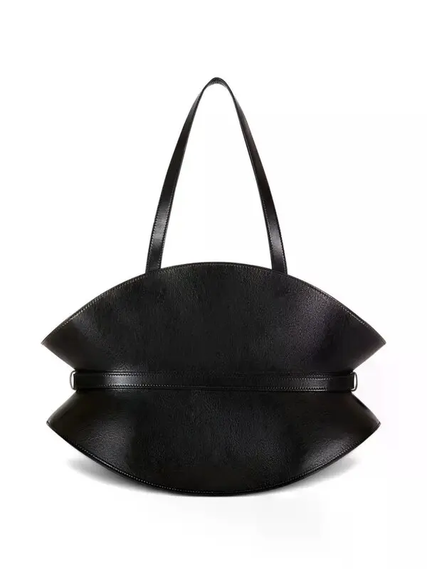 Balmain Belted Shoulder Bag - Black