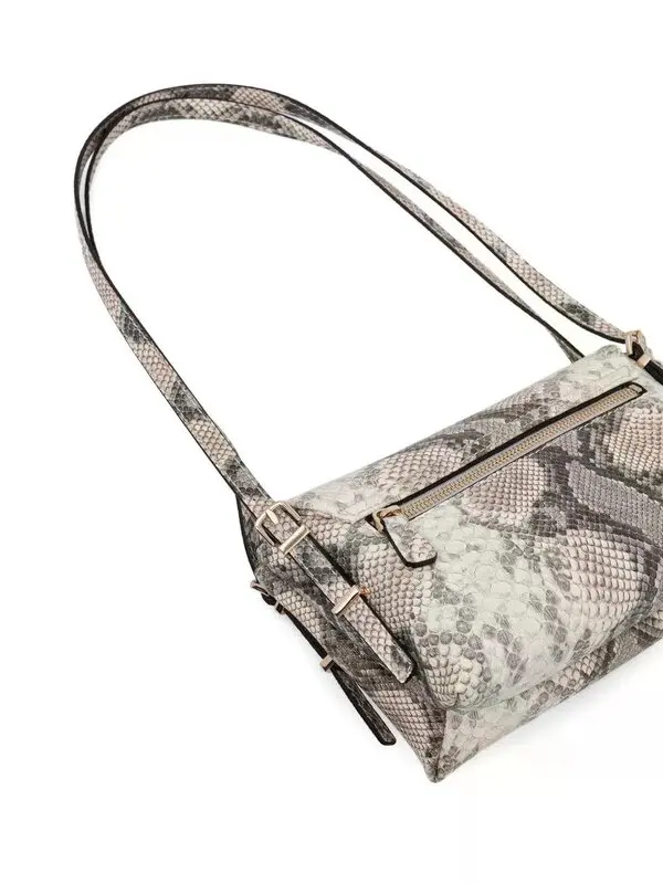 Guess Snakeskin-effect Chain Satchel