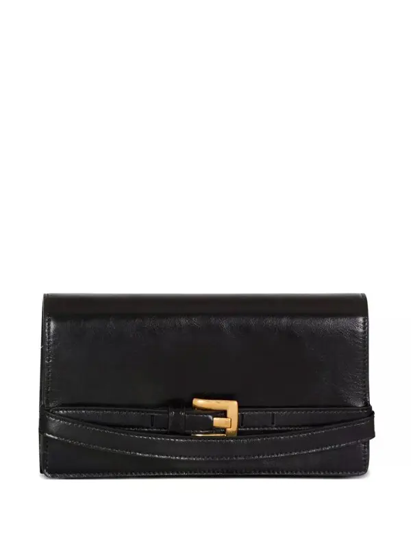 Balmain Belt-detail Clutch - Black