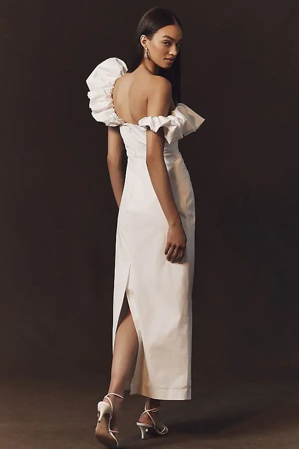 Shona Joy Weddings X Levitate Ruffle Maxi Dress