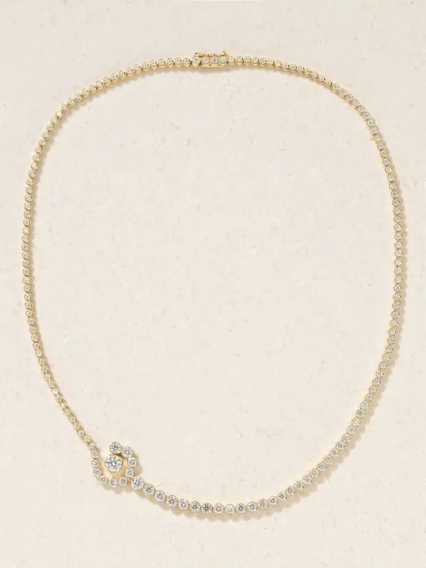 Sophie Bille Brahe Escargot Diamond Necklace - Gold
