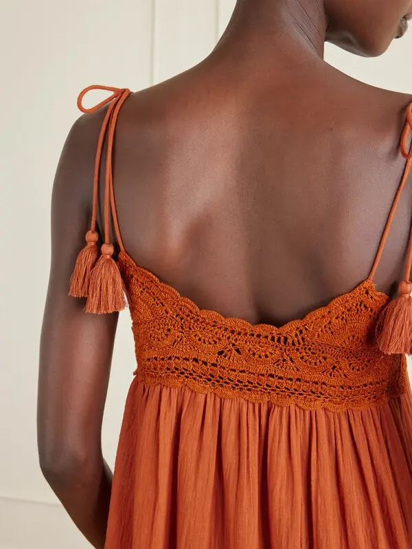 open lace back dress Freesia Gown - Saffron Orange Open Back Silk Dress