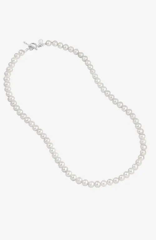 DOWER & HALL White Freshwater Pearl Necklace