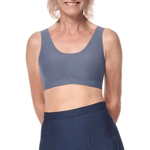 AMOENA Linda Wire-free Bra - Indigo Blue