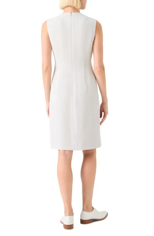 Akris Sleeveless Wool Sheath Dress - Greige