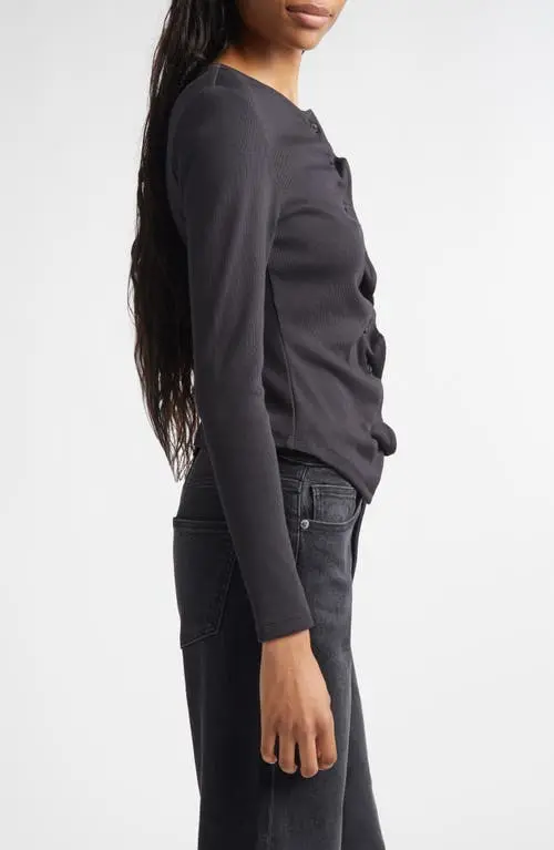 Veronica Beard Jasminah Ribbed Cotton-blend Cardigan