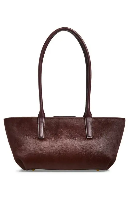 Rag & Bone Realm Leather Satchel - Blackberry Calf Hair