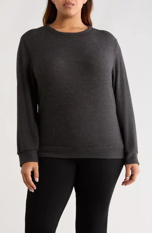 Loveappella Hacci Knit Crewneck Top