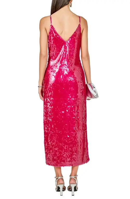Endless Rose Sequin Slipdress - Magenta