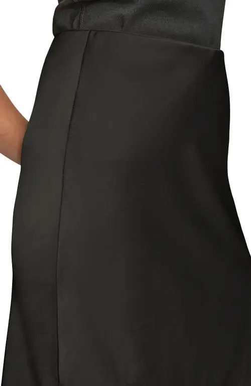 Donna Karan New York Satin Midi Skirt