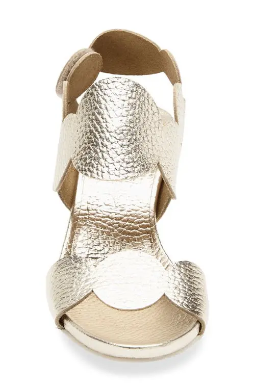 PEDRO GARCIA Winslet Slingback Sandal - Platino Cervo
