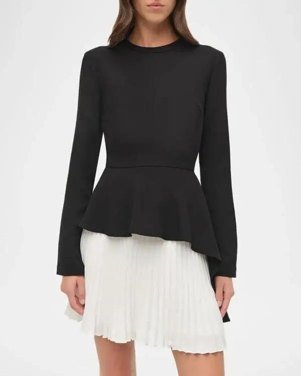 Simkhai Amberly Long-sleeve Mini Dress