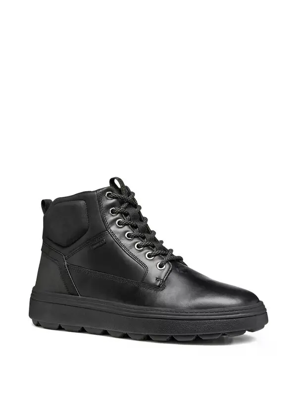 Geox Logo-plaque Leather Boots