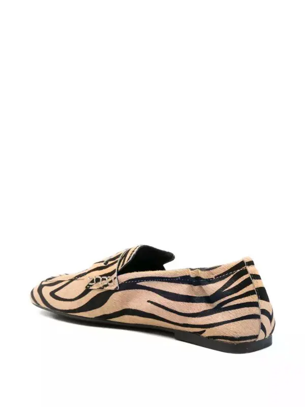 Ash Barkley Zebra Print Loafers