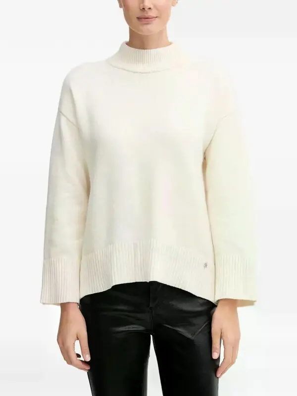 Dkny Ribbed High-neck Sweater