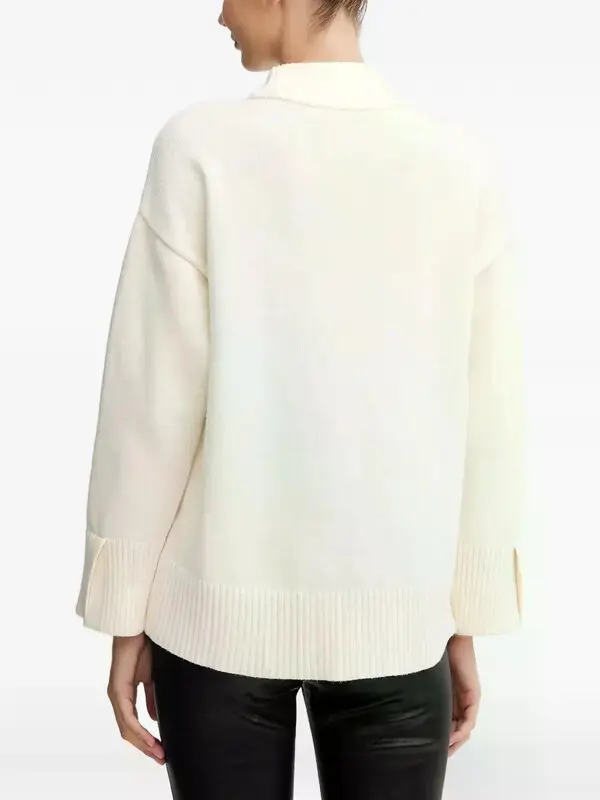 Dkny Ribbed High-neck Sweater