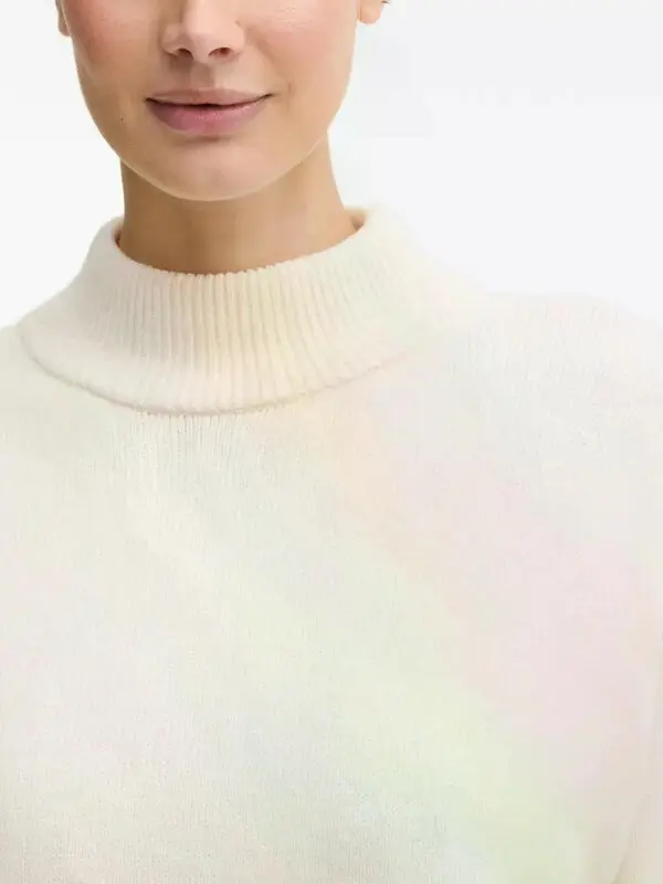 Dkny Ribbed High-neck Sweater