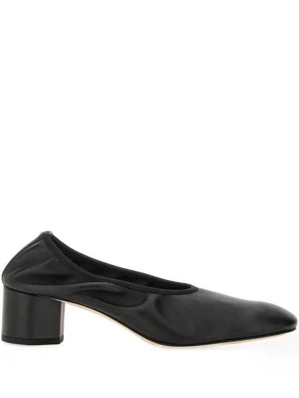 AeydĒ 45mm Gemma Block-heel Pumps - Black