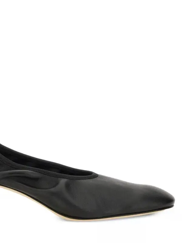 AeydĒ 45mm Gemma Block-heel Pumps - Black
