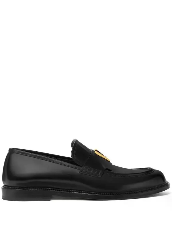 Versace Logo-plaque Loafers