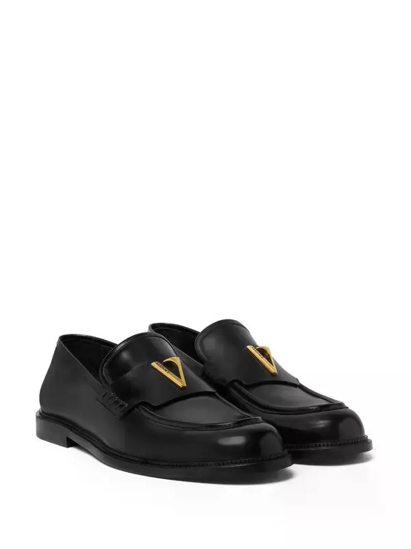 Versace Logo-plaque Loafers