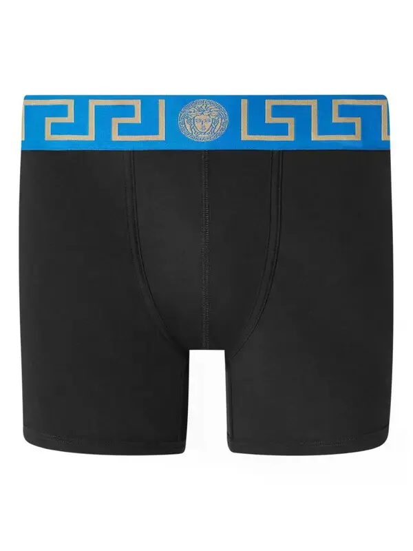 Versace Medusa-motif Elastic-waistband Boxers - Black