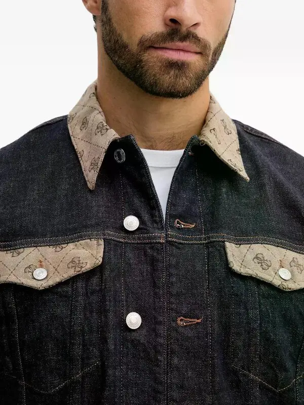 Guess Logo-patch Denim Jacket