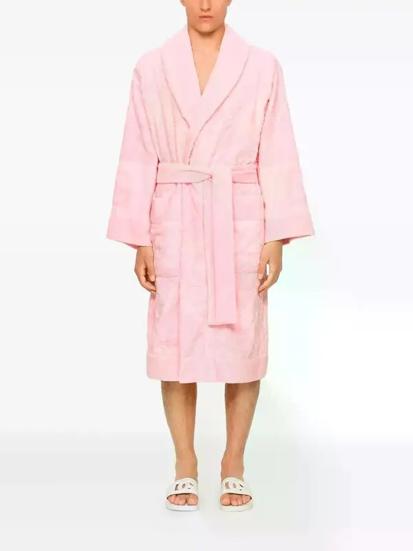 DOLCE & GABBANA CASA Patch-pocket Bathrobe