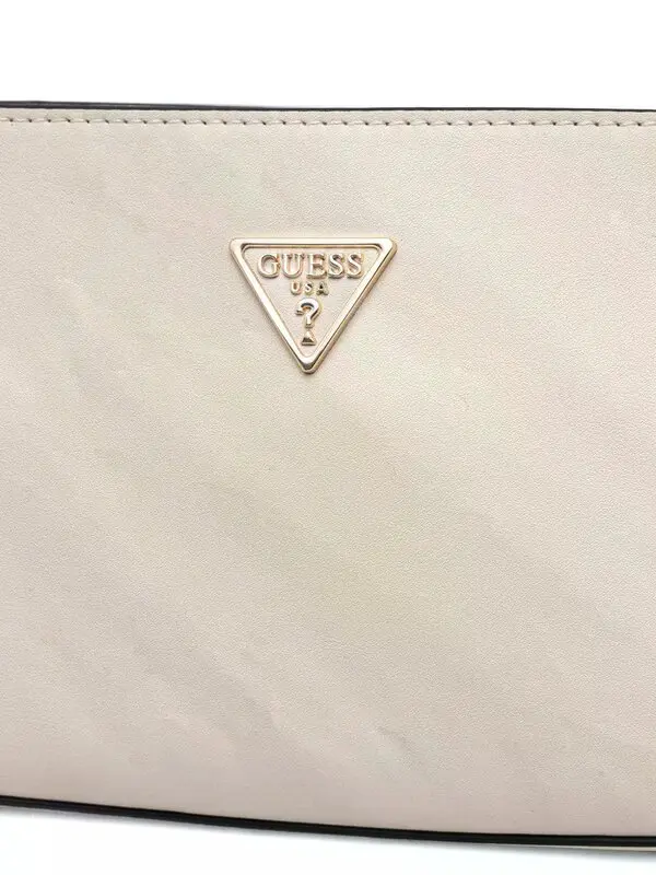 Guess Satchel With Logo Plaque