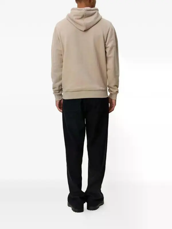 LES DEUX Brady Logo-print Hoodie - Neutrals