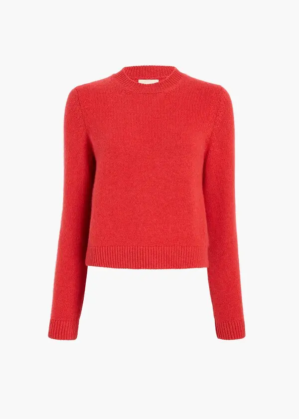 Khaite Leta Cashmere Sweater - Persimmon