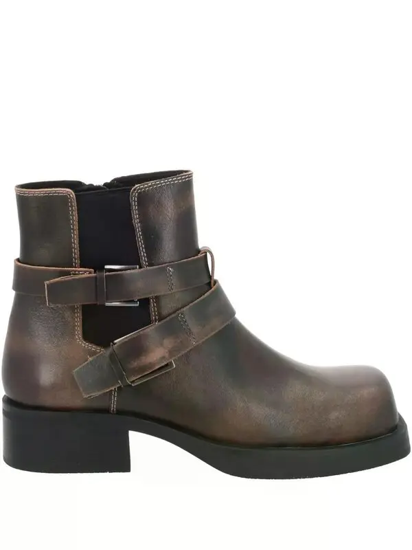 Ash Buckle Strap Boots