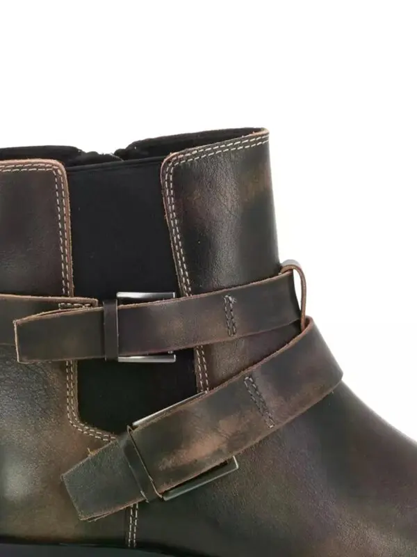 Ash Buckle Strap Boots