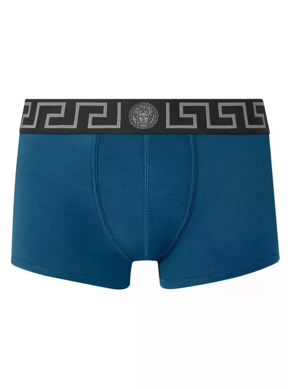 Versace Medusa Elastic-waistband Boxers - Blue
