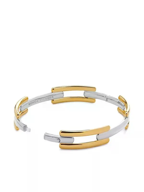 Monica Vinader Two-tone Link Bangle