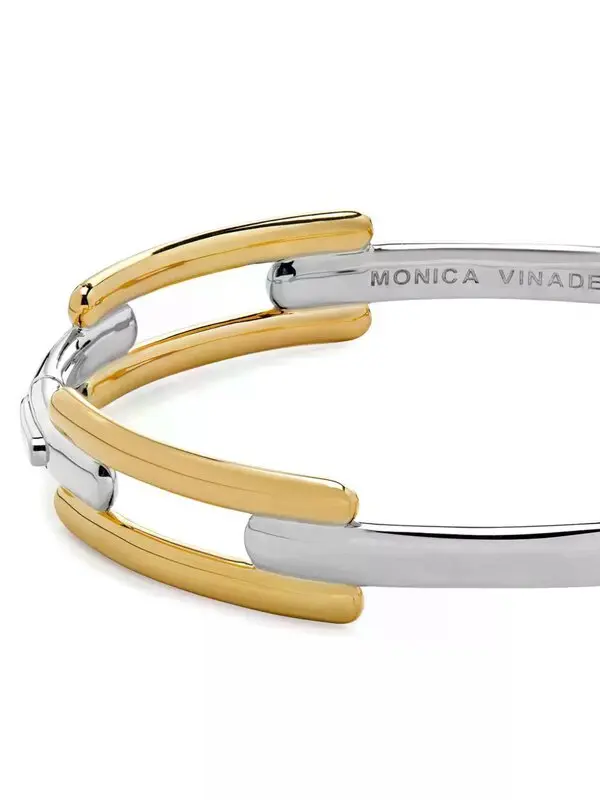 Monica Vinader Two-tone Link Bangle