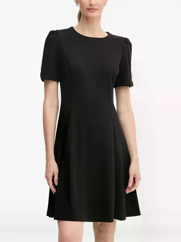 Dkny Button Detailed Mini Dress