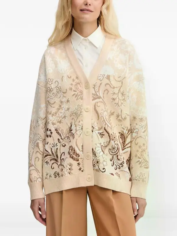 Guess Floral-print Cardigan