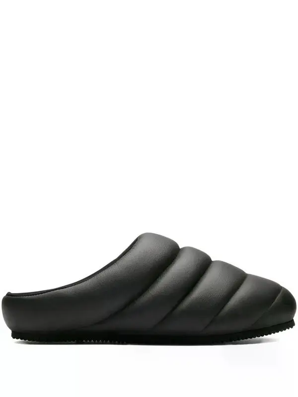Axel Arigato Snail Quilted Mules - Black