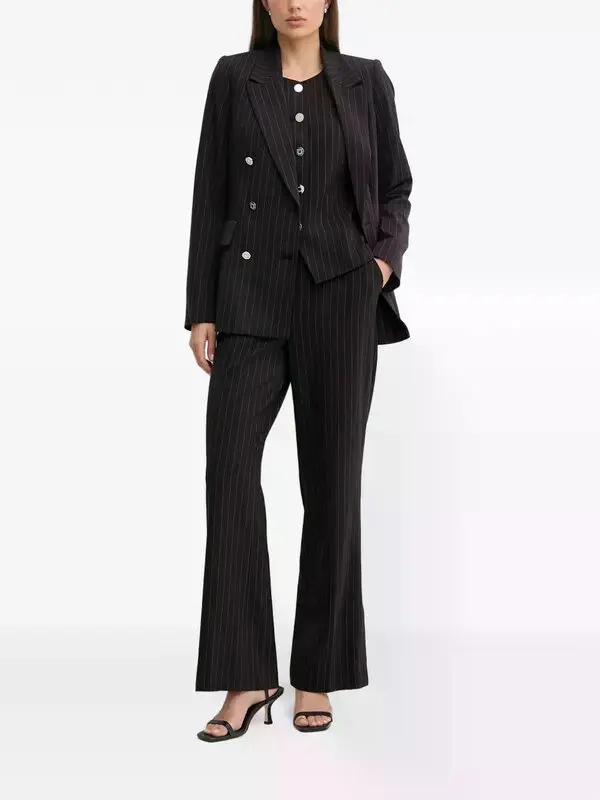 Dkny Pinstripe Double-breasted Blazer