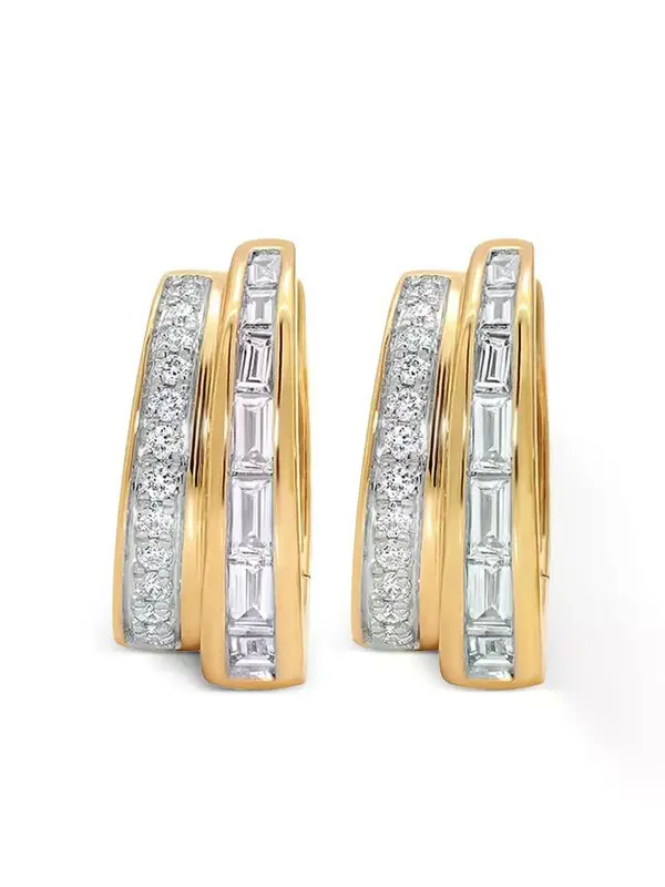 Sara Weinstock 18k Yellow Papua Diamond Earrings - Gold