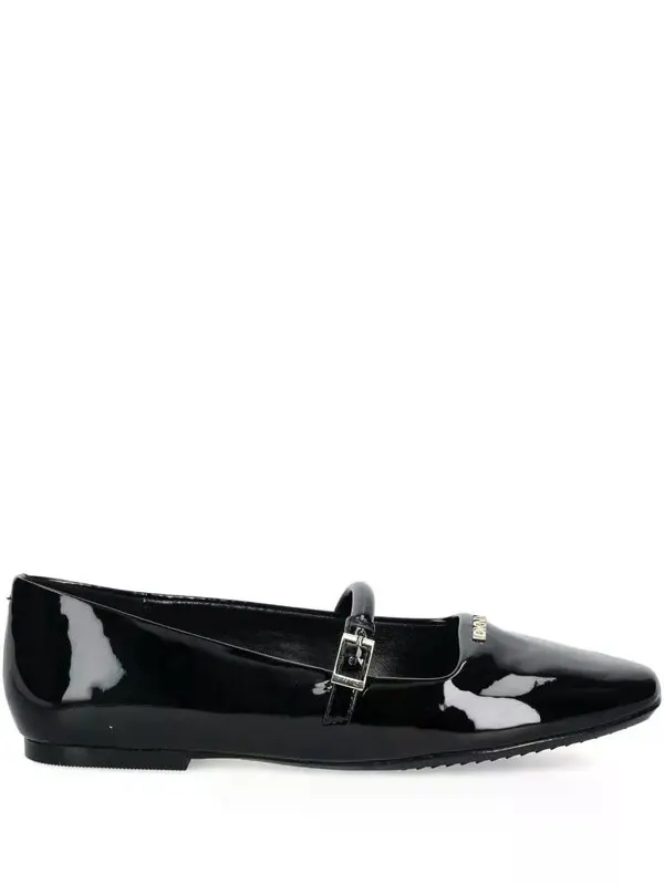 Dkny Buckle-strap Ballet Flats