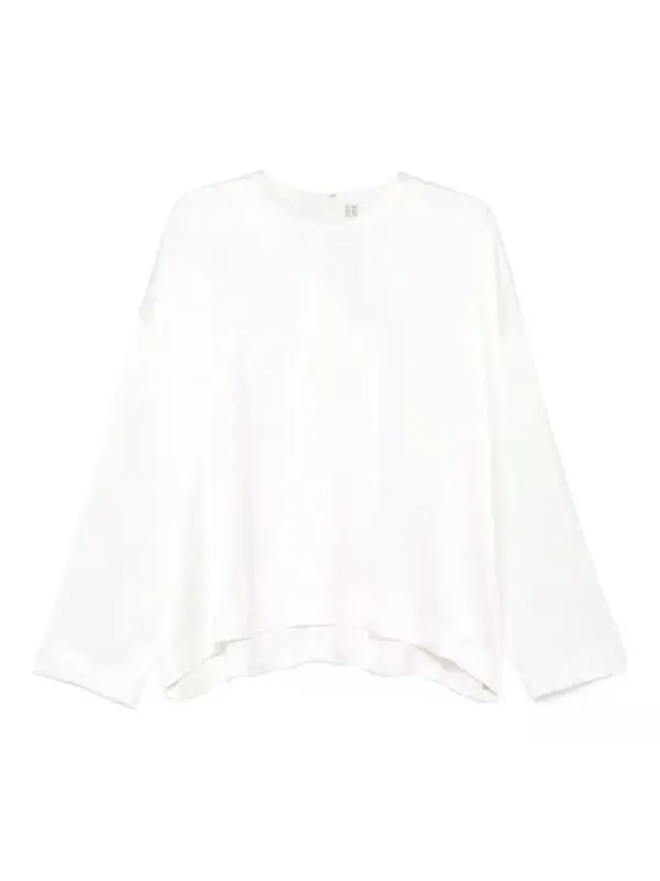 TOTEME Round-neck Blouse - White
