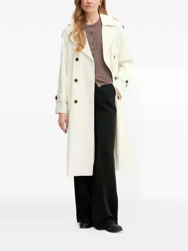 Dkny Double-breasted Belted Coat