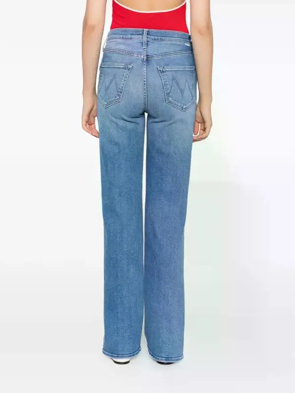 MOTHER The Kick It Straight-leg Jeans - Blue