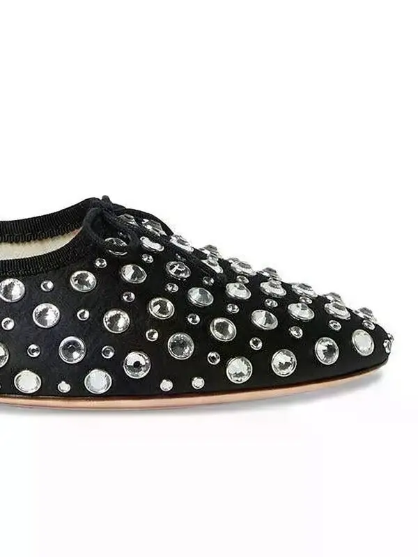 LOEFFLER RANDALL Landon Studded Ballet Flats - Black