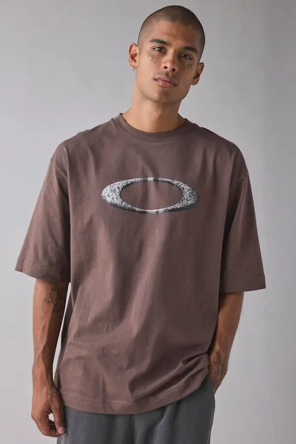 Oakley Lunar Ellipse Graphic Tee - Brown