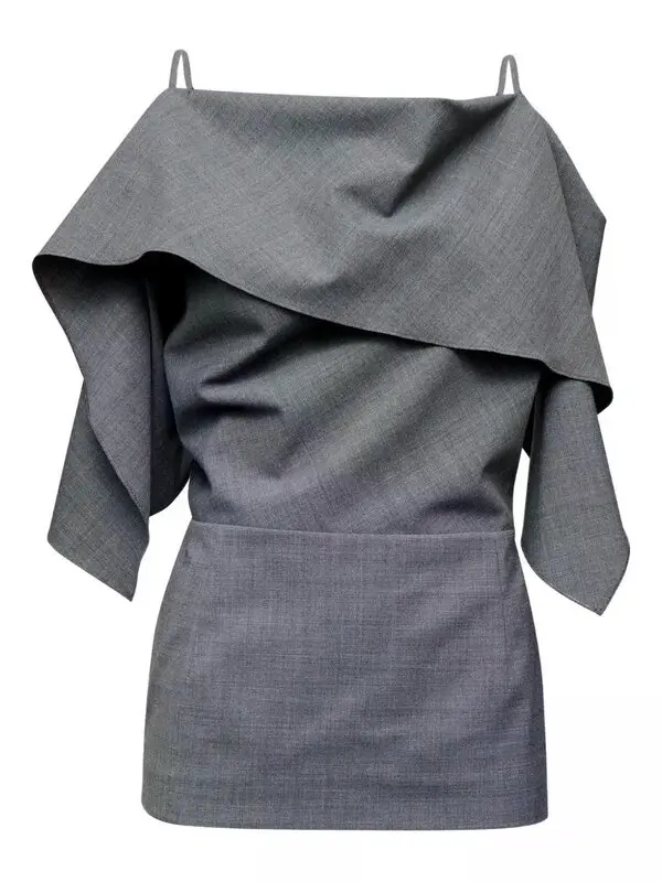 MAISON MARGIELA Ruffled Strap Top